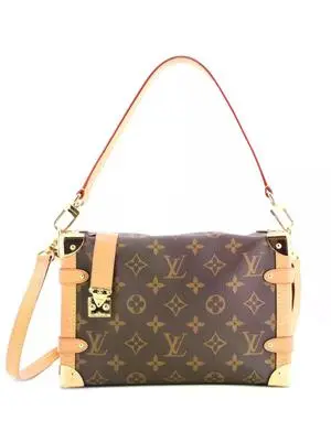 LOUIS VUITTON Monogram Canvas Mm Satchel - Brown