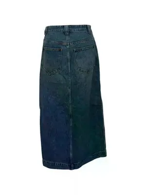 Khaite Neer Denim Skirt - Blue