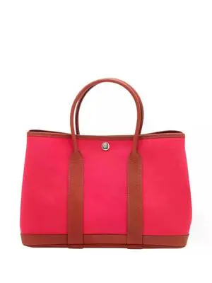 Hermès Toile And Negonda Garden Party 30 Tote Bag - Pink