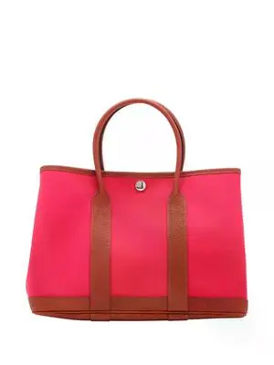 Hermès Toile And Negonda Garden Party 30 Tote Bag - Pink