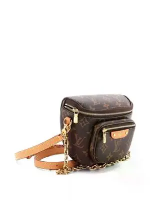 LOUIS VUITTON Bum Bag Monogram Canvas Mini Belt Bag