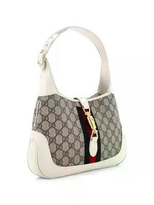 Gucci Jackie 1961 Gg Coated Canvas Small Hobo Bag