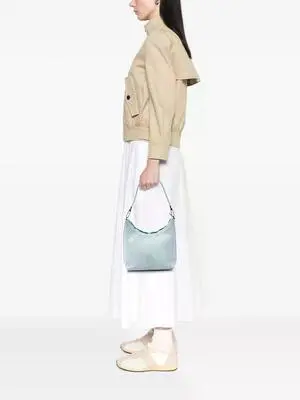 Gucci 2000-2015 Square G Suede Shoulder Bag