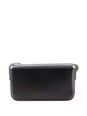 Celine Triomphe East-west Smooth Calfskin Shoulder Bag - Black