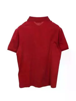 Prada 2010s Triangle Logo Polo Shirt - Red