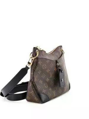 LOUIS VUITTON Odeon Nm Handbag Monogram Canvas Pm Crossbody Bag - Black