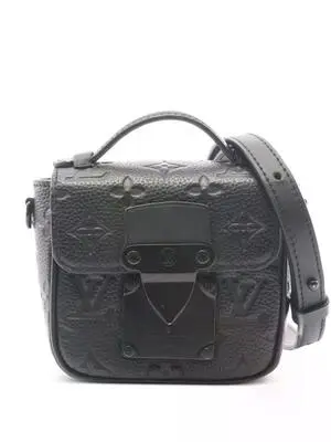 LOUIS VUITTON S-lock Monogram Shoulder Bag - Black