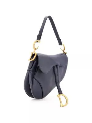 Dior Saddle Handbag Leather Medium Shoulder Bag
