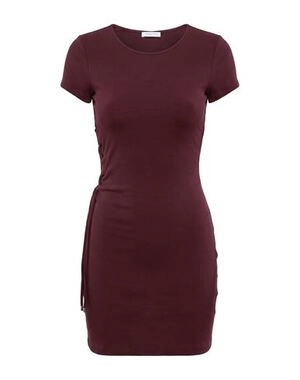 Patrizia Pepe Mini Dress In Ribbed Viscose