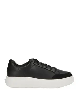 Fitflop Leather Low-top Sneakers With Suede Trims