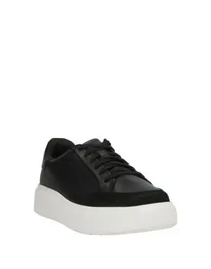 Fitflop Leather Low-top Sneakers With Suede Trims