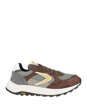 VALSPORT Sneakers Chocolate Size Leather, Textile Fibers - Brown