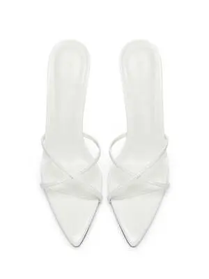 Femme La Donatella 100 Patent Stiletto Mules