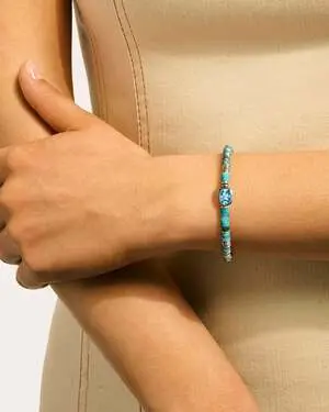 John Hardy Swiss Topaz Heishi Gem Bracelet