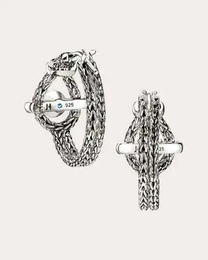 John Hardy Swiss Topaz Icon Hoop Earrings