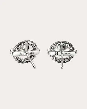 John Hardy Swiss Topaz Icon Stud Earrings