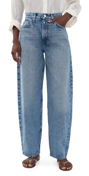 FAVORITE DAUGHTER The Mercer Easy Barely Barrel Jeans