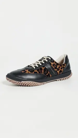 Stella McCartney Alter Mat & Leopard Printed Velvet Sneakers