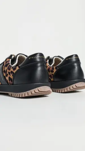 Stella McCartney Alter Mat & Leopard Printed Velvet Sneakers