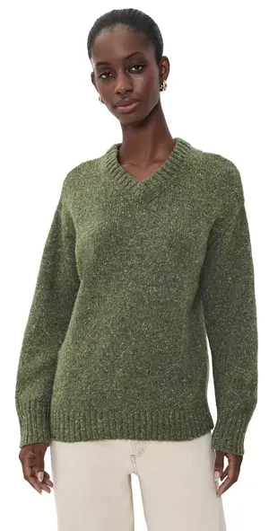 Joe's Jeans The V Neck Sweater - Moss