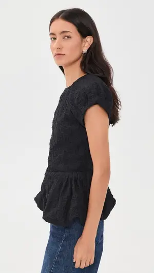 MSGM Peplum Blouse