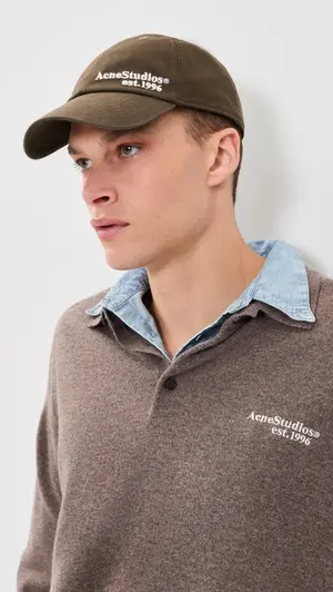 Acne Studios Cuddy Waxed Cotton Canvas Cap