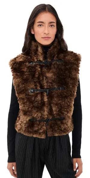 Isabel Marant Étoile Jocya Vest - Brown