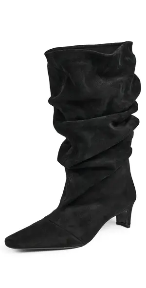 Staud Wally Slouch Boots - Black