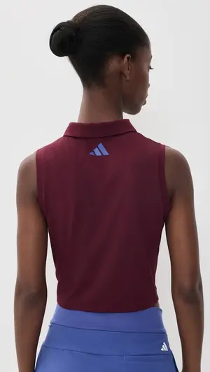 Adidas Beyond Crop Polo Tank