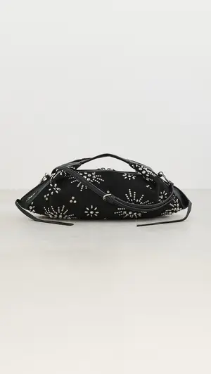 3.1 Phillip Lim Studded Faux Suede Mini Luna Crossbody Bag