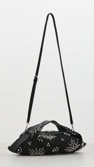 3.1 Phillip Lim Studded Faux Suede Mini Luna Crossbody Bag