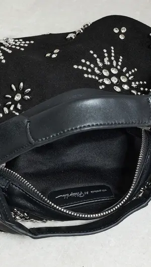 3.1 Phillip Lim Studded Faux Suede Mini Luna Crossbody Bag