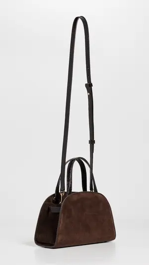 Tory Burch Romy Suede Small Bauletto Bag