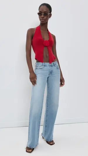 With Jéan Rose Knit Top