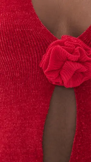With Jéan Rose Knit Top
