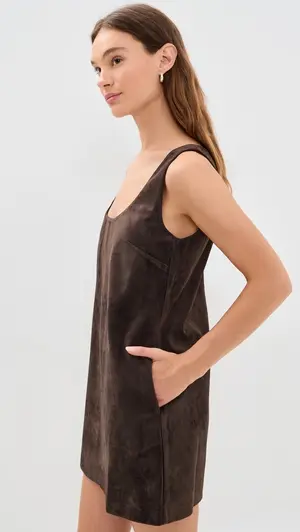 Joe's Jeans Scoop Faux Suede Mini Dress