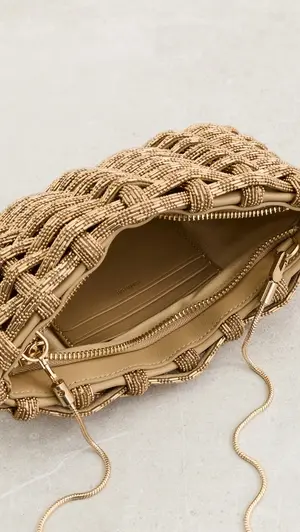 Simkhai Morgan Woven Clutch