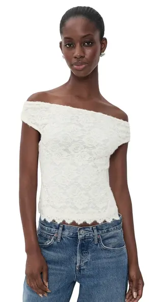 Astr The Label Myranda Top - Cream