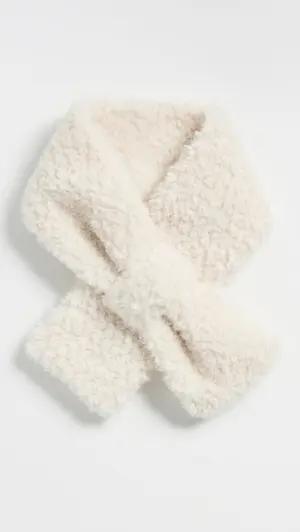Hat Attack Teddy Sherpa Pull Thru Scarf