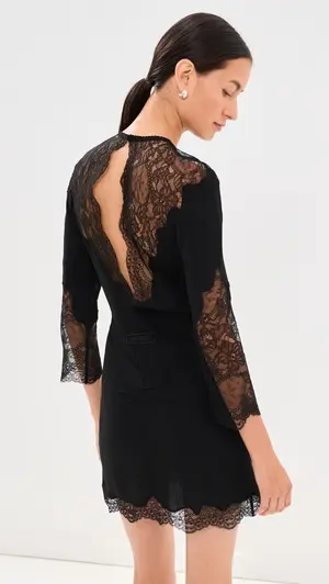 Attico Lace Mini Dress