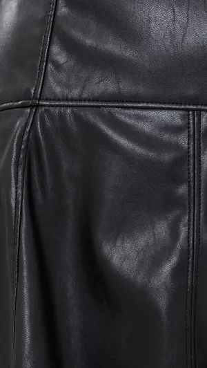 Paige Darcy Faux Leather Skirt