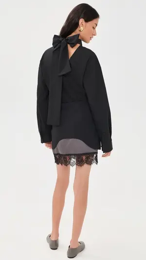 MSGM Combo Long Sleeve Dress