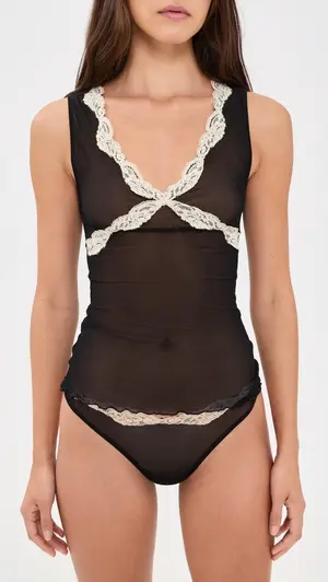 Only Hearts Tulle Lace Thong