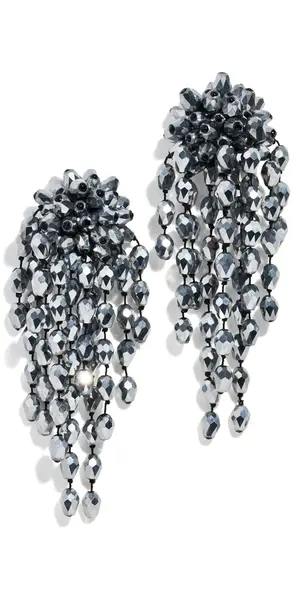 Isabel Marant Étoile Clip On Earrings - Anthracite/silver