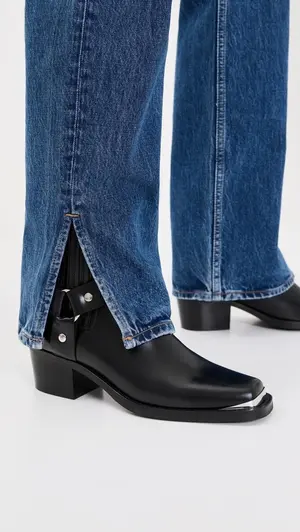 ANINE BING Mid Biker Boots