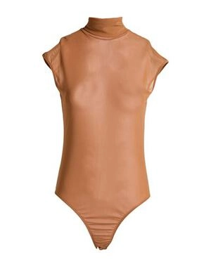 ALYSI Crème Bodysuit Camel Size Polyester, Elastane - Beige