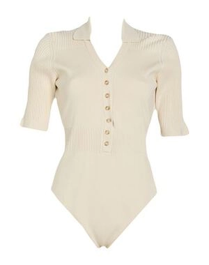 Jacquemus Bodysuit Size Viscose, Polyester - Ivory