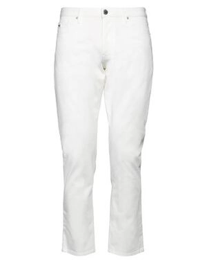 Emporio Armani Pants Size Cotton, Elastane - White