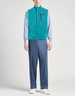 Paul & Shark Vest Turquoise Size Nylon