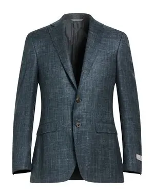 Canali Blazer Deep Teal Size Cashmere, Silk, Linen